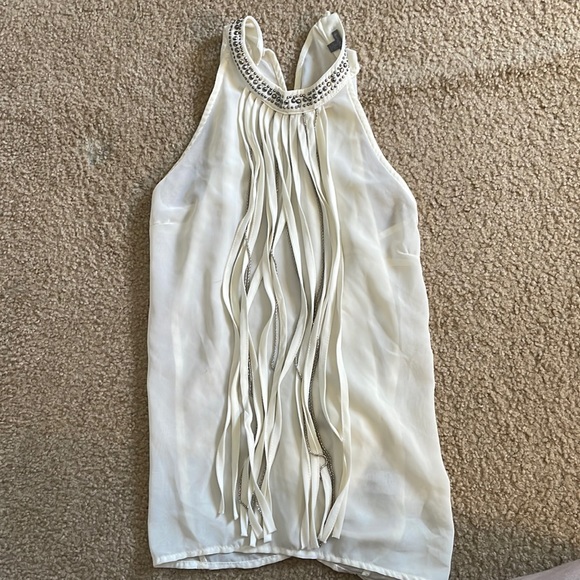 Charlotte Russe | Tops | Fringe Tank Top | Poshmark
